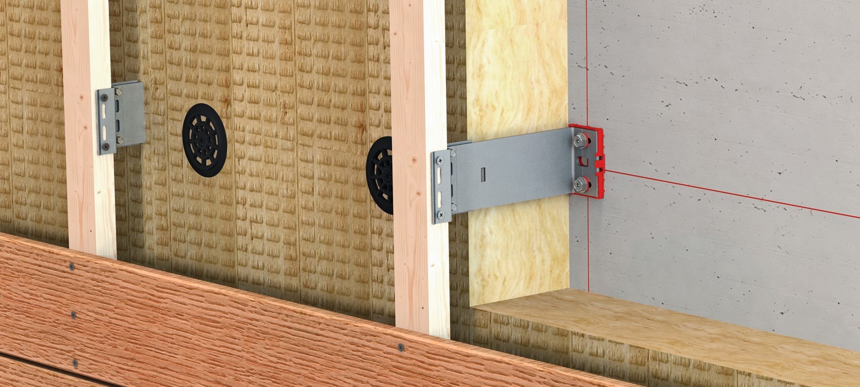 Vorgehängte hinterlüftete Holzfassade - Hilti Deutschland