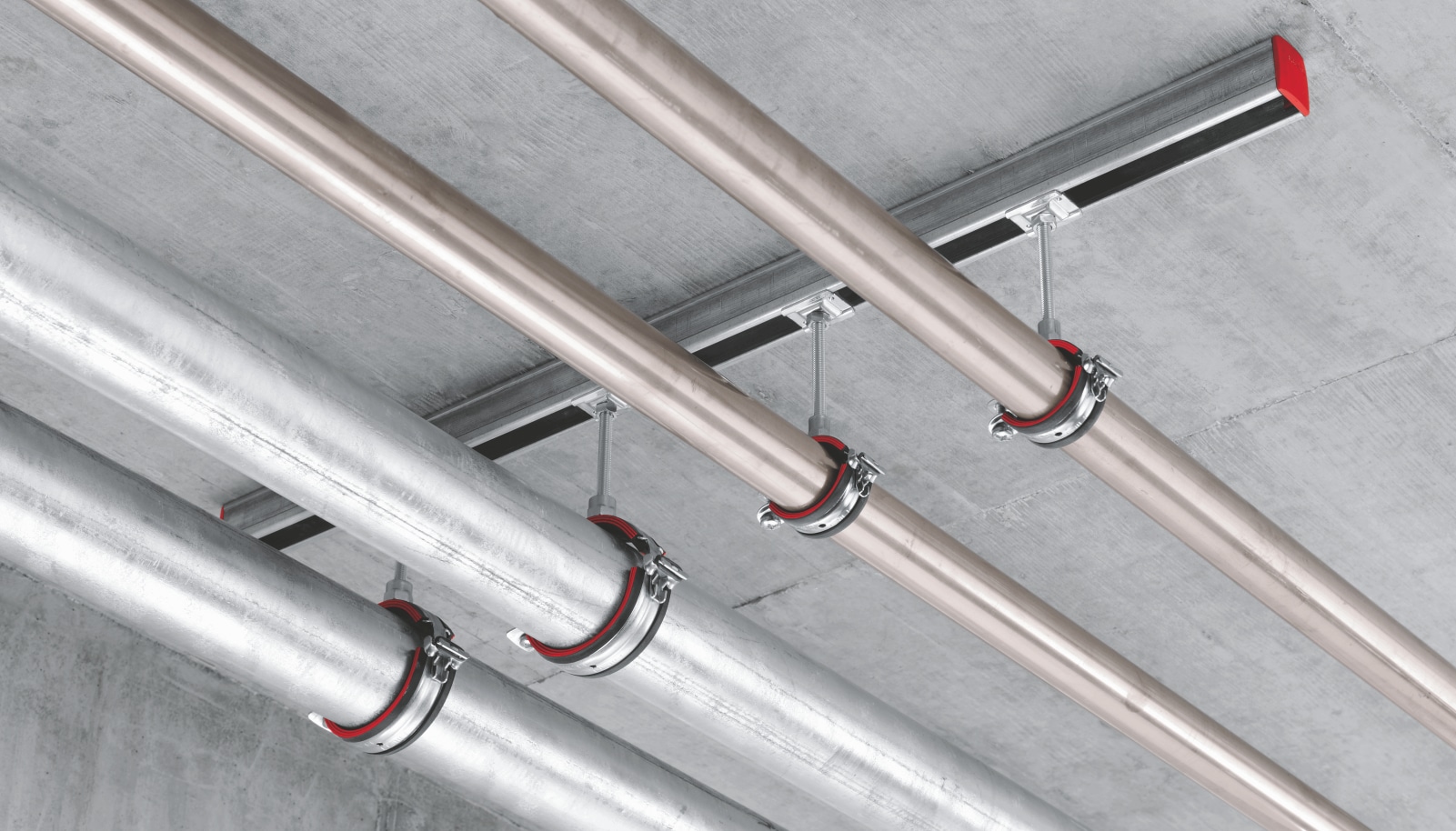 Rohrbefestigung an Decken und Wänden - Hilti Deutschland