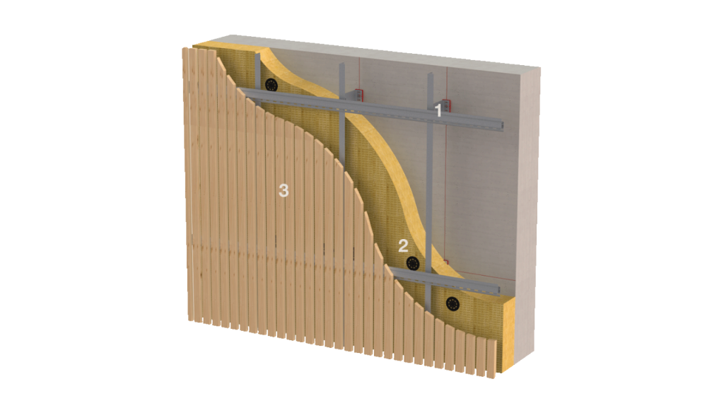 Vorgehängte hinterlüftete Holzfassade - Hilti Deutschland