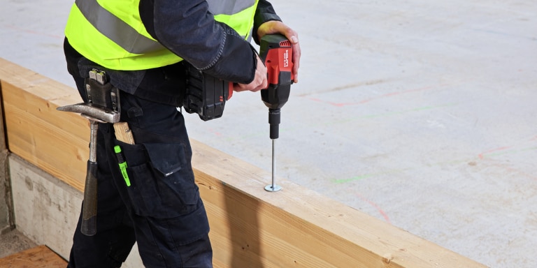 Holz An Beton Befestigen Ohne Bohren
