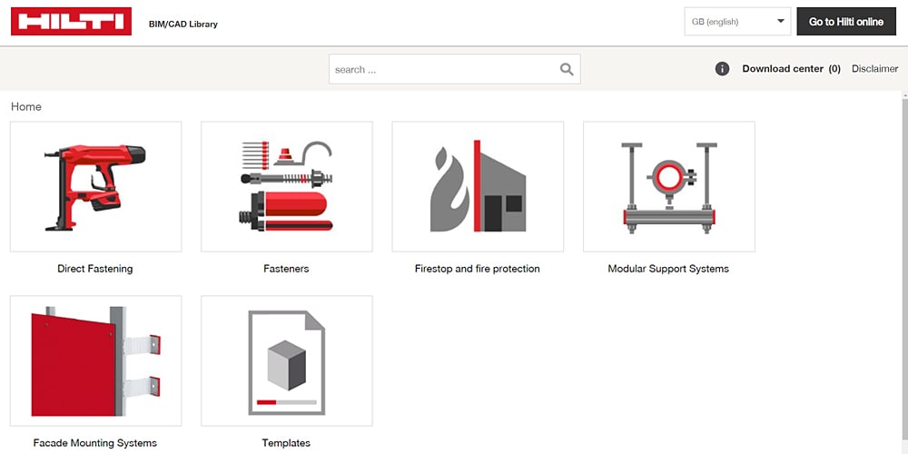 BIM/CAD Bibliothek - Hilti Deutschland